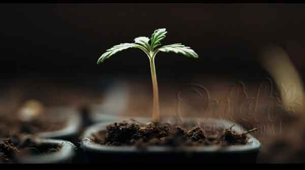 Weed Plant Stages 3 Week Old Seedling Dss 1125